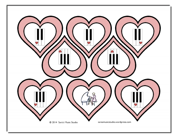Valentine’s Day Music Cookie Memory Game – Sara's Music Studio