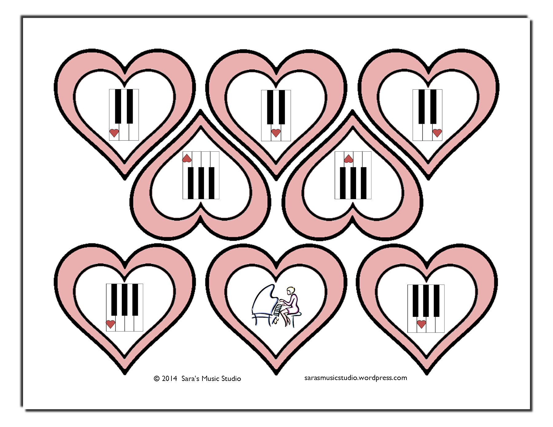 Valentine’s Day Music Cookie Memory Game – Sara's Music Studio