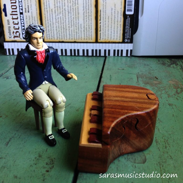 Ludwig on the Shelf – Sara's Music Studio