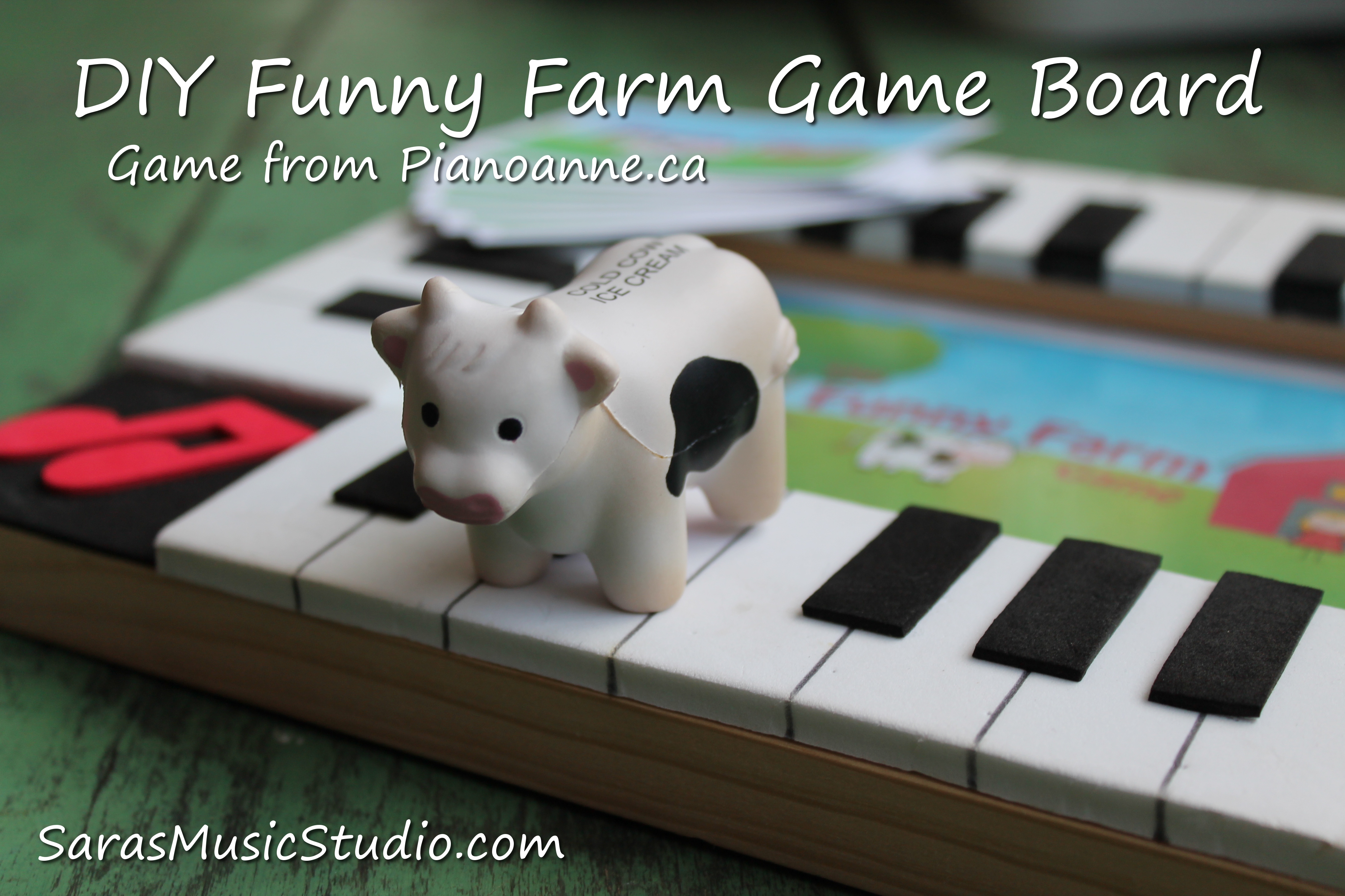 Funny Farm DIY Board Game - Sara's Music Studio