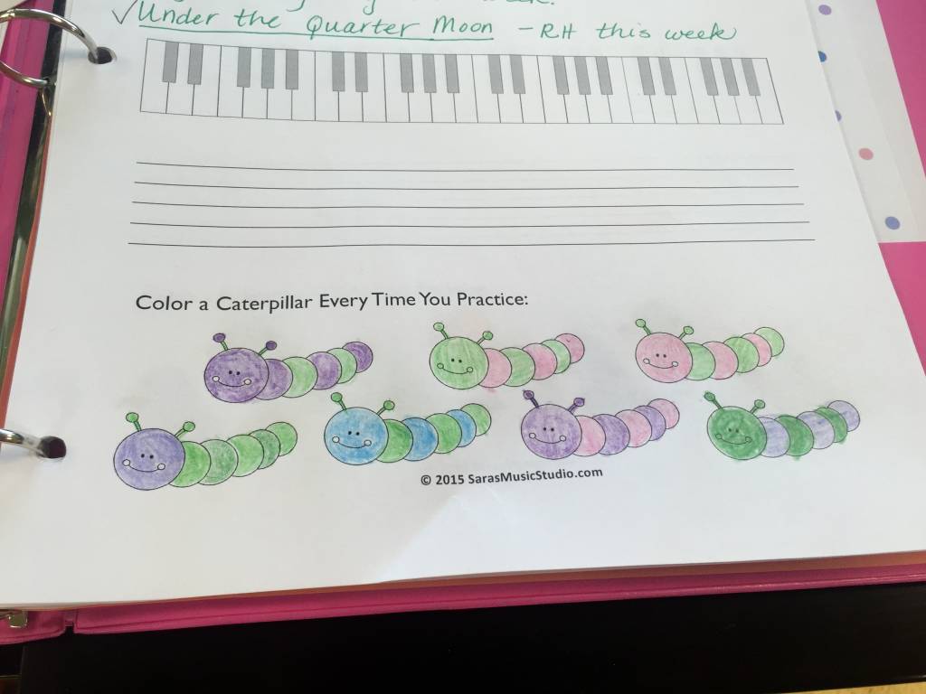 Spring Themed Piano Assignment Sheets – Sara's Music Studio
