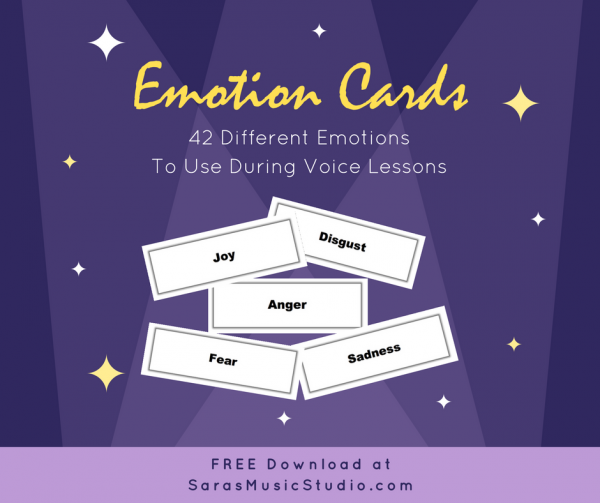 Emotion Flashcards for Singers – Sara's Music Studio
