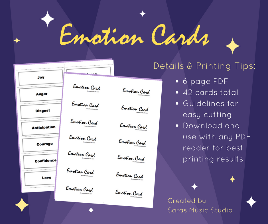 Emotion Flashcards for Singers – Sara's Music Studio